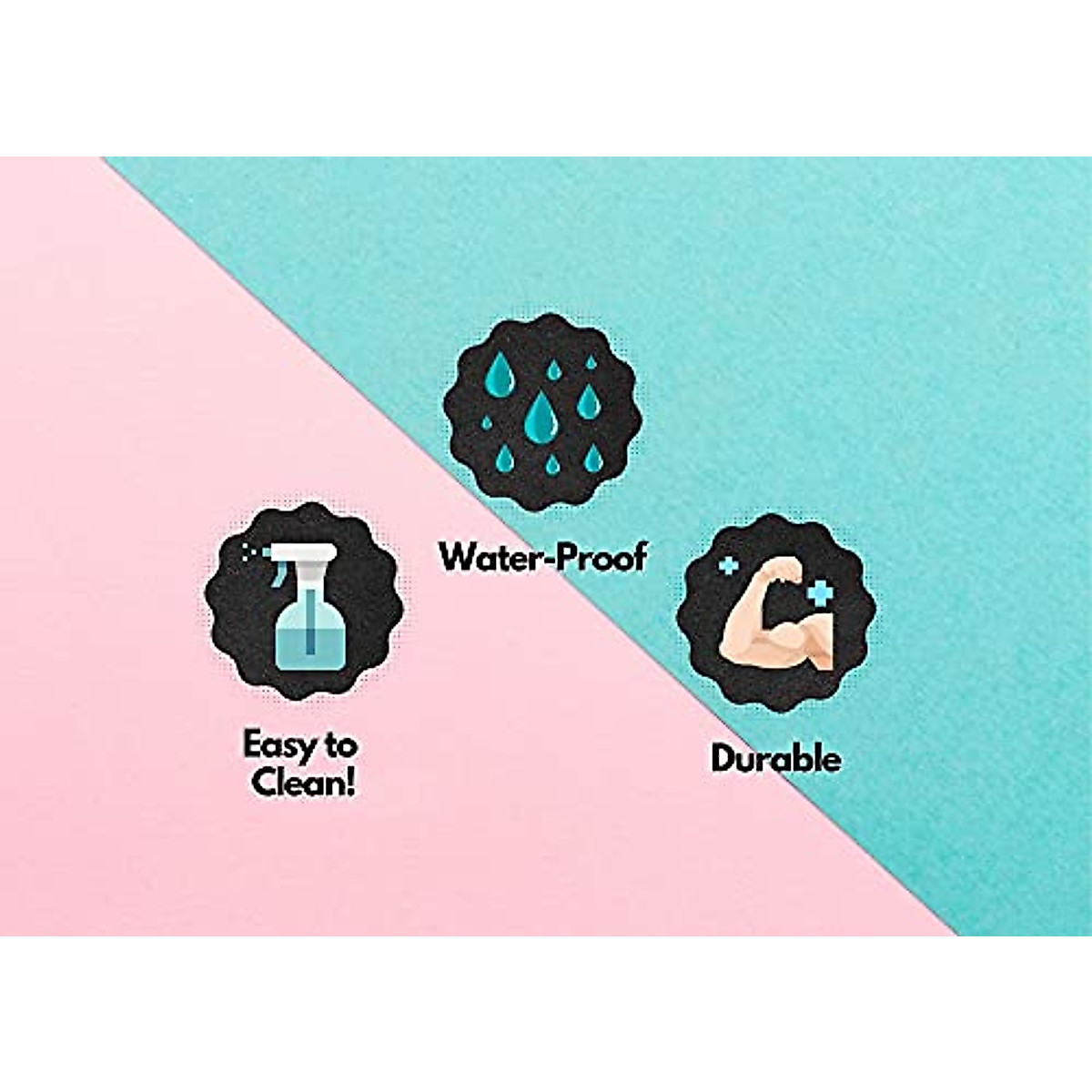 Polar Whale Lotion and Body Spray Stand Organizer Hexagon Shaped Tray Washable Waterproof Insert for Home Bathroom Bedroom Office 15.75 x 13.75 x 2 Inches 21 Slots Black