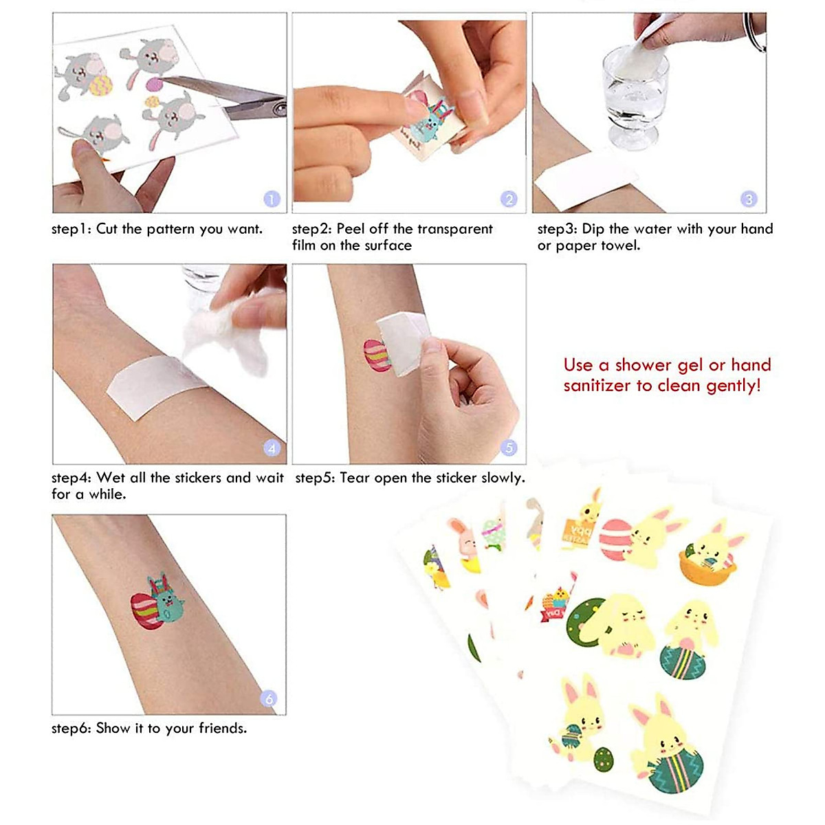 Easter Eggs Basket Stuffers with Fashion Beauty Doll, 6 PCS Jumbo Surprise Eggs for Girls Toddler Kids Gift Easter Basket Stuffers Fillers