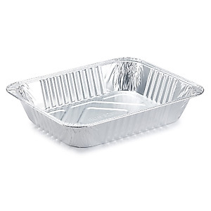 TINTUB 30 Pack 9x13 Aluminum Disposable Foil Pans-Half Size Steam Table Pans - Cookware for Baking,Grilling,Roasting,Prepping Food