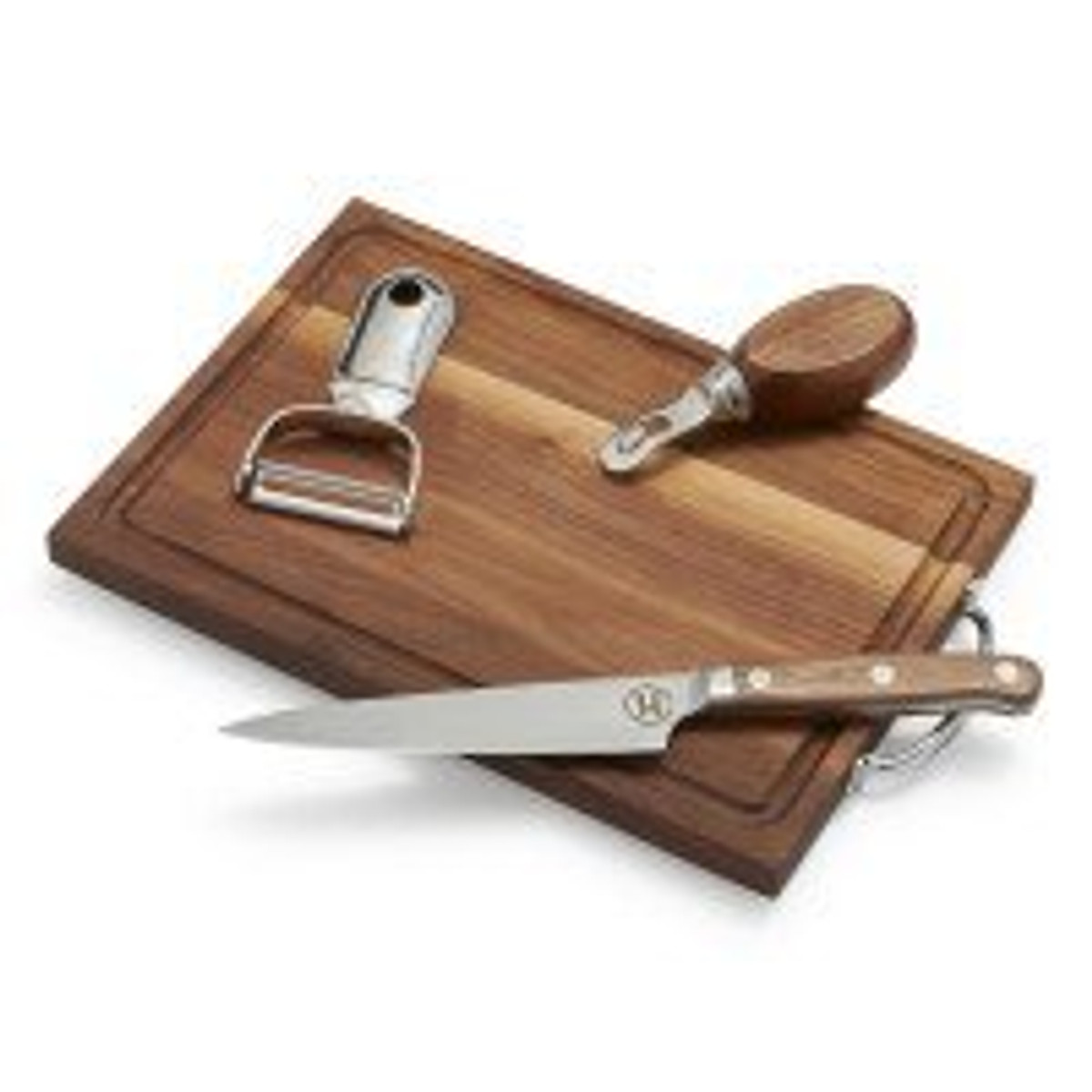 Crafthouse by Fortessa Professional Barware/Bar Tools by Charles Joly, Bar Tool Gift Set; Bar Knife, Bar Board, Peeler and Channel Knife