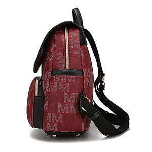 MKF Backpack Purse for Women Vegan Leather Top-Handle Ladies Fashion Travel Pocketbook Bag – Daypack