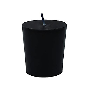 Zest Candle 12-Piece Votive Candles, Black
