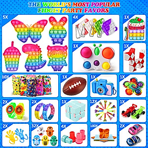 810 PCS Party Favors for Kids, Treasure Box for School Classroom Prize Birthday Gift, Bulk Fidget Sensory Toys, Ideal Gift for Carnival Prizes Stocking Stuffers Pinata Filler,Goodie Bag Stuffers