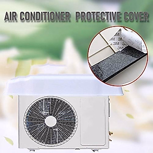 Mini Split Heat Pump AC Unit Cover - Waterproof Anti-UV Sun Shade Outdoor Window Air Conditioning Cover for Condenser and Compressor