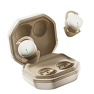 Invisible Sleep Earbuds Wireless Smallest Tiny Small Mini Discreet Earbud Noise Cancelling Sleep Ear Buds for Sleeping Earphones Bluetooth 5.3 Comfort Hidden Headphones for Side Sleepers, Work (Nude)