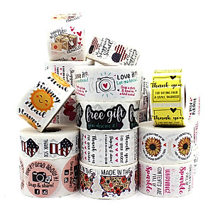 Littlefa When You are Supporting A Small Business You are Supporting A Dream Business Stickers, Thank You Stickers,Handmade Stickers,Small Business Stickers, Envelopes Stickers 500 PCS