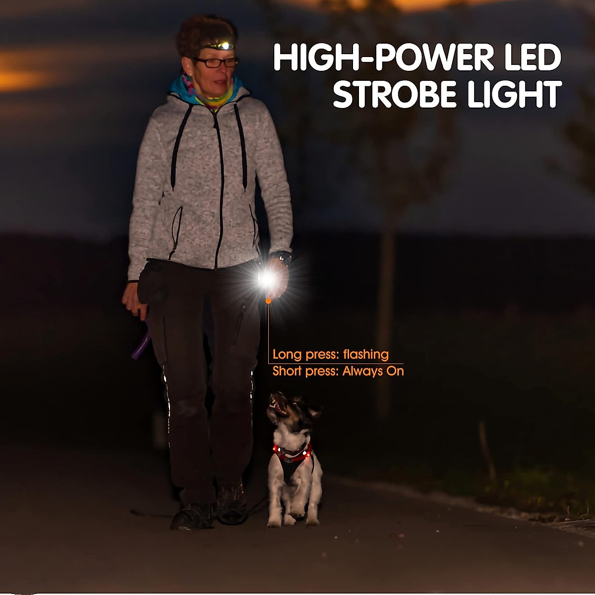 Ultrasonic Dog Bark Deterrent Device,Anti Barking Device for Dogs,Professional Dog Training Tool Indoor&Outdoor, Effctive 50ft Range Stop Bad Behavior Aid.Dog Silencer with LED Light(Silver