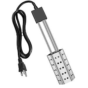 BIRD WISH Portable Pool Heater, 1500W Portable Thermostat and Auto Shutoff with Small Pool Heater for Inflatable Pool and Portable Pool in Yard, Home