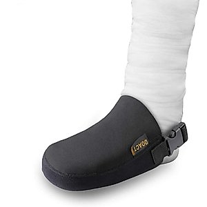 DOACT Cast Sock Cover Foot Toe with Anti-Slip Strap, Protect Cast Walking Boot and Orthosis Splints Braces Clean, Adjustable and One Size Fits