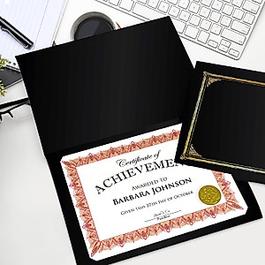 Geographics Self-Adhesive Gold Foil Seals, Assorted Embossed Emblems, 1.25 inch Diameter, 54 per Pack