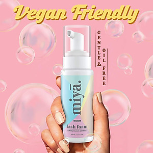 MIYA LASH Eyelash Extension Aftercare Duo - Nourishing Lash Cleansing Shampoo & Lash Growth Serum