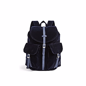 Herschel Supply Co. Women's Velvet Dawson Backpack, Peacoat, One Size