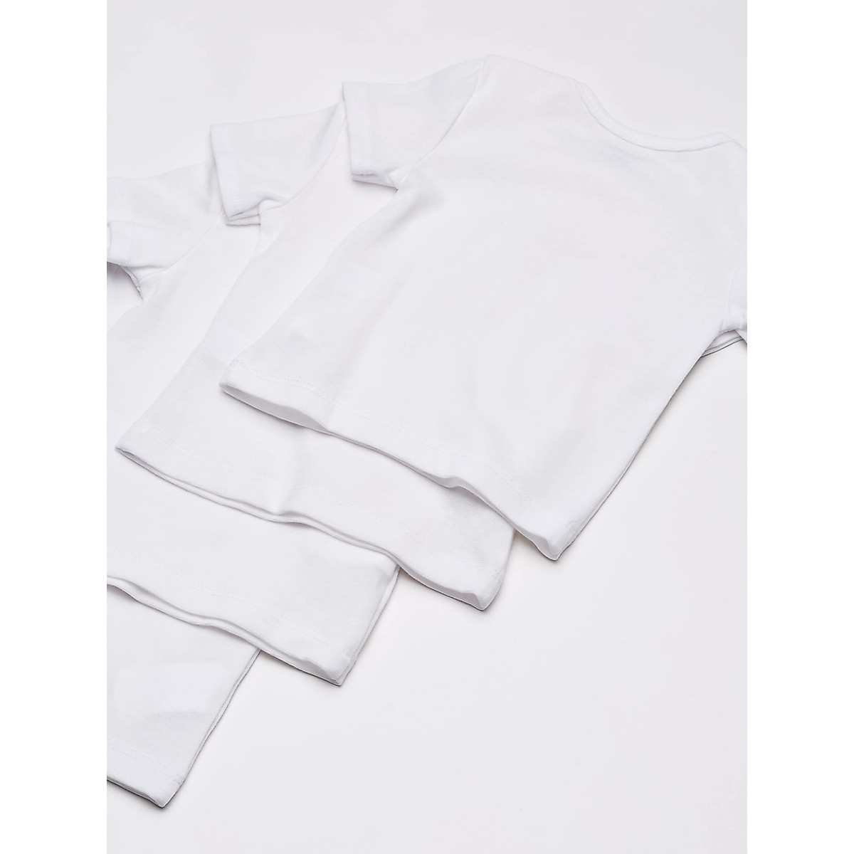 Hanes Baby T, Flexy Soft Stretch Shirt, Expandable Shoulder, 4-Pack, Diamond White, 18-24 Months