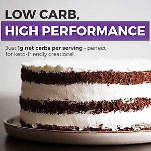 Lupin Flour (1 lb) Low-Carb Flour, 1g Net Carbs Per Serving, Improve Keto-Friendly Baked Goods, High in Protein and Fiber, Keto, Gluten-Free, Non-GMO Sourced