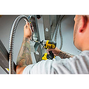 Halex – 3/8 Inch Flexible Metal Conduit (FMC) Clamp Combination Connector – 05711B – 50 Per Pack