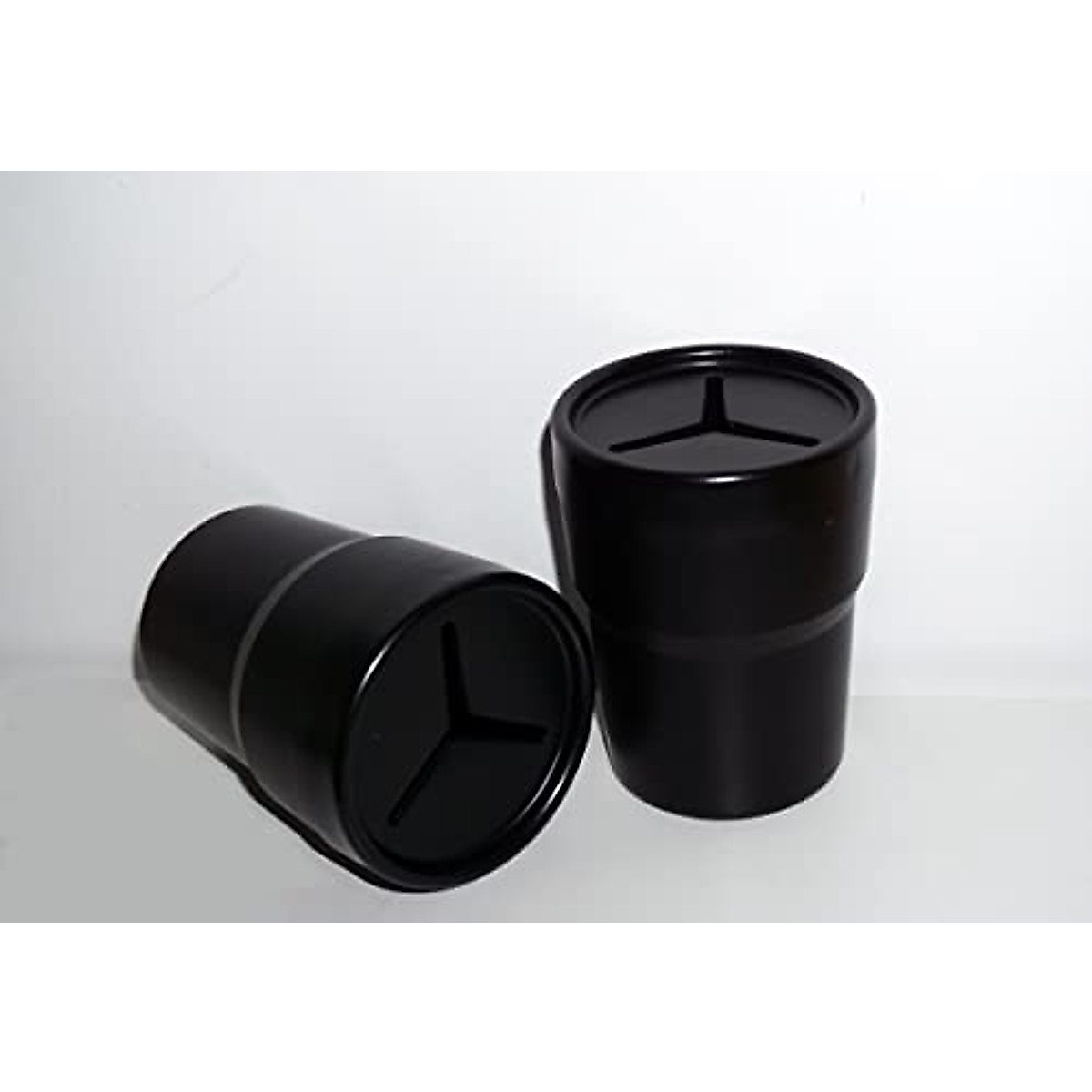 2 Pas Car Trash Can with Lid,Mini Car Trash Bin,Mini Auto Garbage Can Multipurpose Trash Can for Car, Home, Office, Kitchen, Bedroom, Black