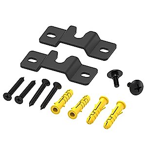 Vdsvksd Sound Bar Mounting Bracket,SoundBar Wall Mount Brackets for Vizio Soundbar Mounted Under or Above TV,Fits Most of Sound Bars,Soundbars Mounts Brackets with Hardware Kit