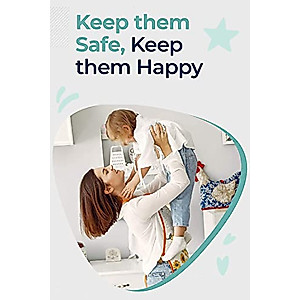 Cabinet Locks for Babies - 12 Pack - Adhesive Baby Proofing Cabinets Child Locks for Cabinets, Baby Proofing Child Proof Cabinet Latches, Drawer Locks Baby Proofing, Baby Cabinet Safety Locks