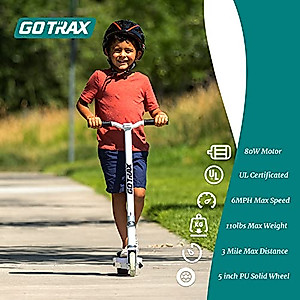 Gotrax Scout Electric Scooter for Kids Ages 4-7, Max 3 Miles Range and 6Mph Speed, 5" Flash Front Wheel and Unique Pedal Light, UL2272 Certified Aprroved Electric Kick Scooter for Boys Girls Pink