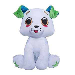 Crayola Deluxe Color ‘N Plush Puppy, 10” Stuffed Animal - Draw, Wash, Reuse – with 2 Ultra-Clean Washable Fine Line Markers, 1 Ultra-Clean Washable Broad Line Marker, 1 Washable Stamp Marker