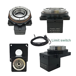 KACOME CNC Hollow Rotary Actuator Stages Marking Rotary Table Indexing Table Motorized Rotary Table Circumferential 4-axis(Ratio 10 to 1,6.35mm Input)