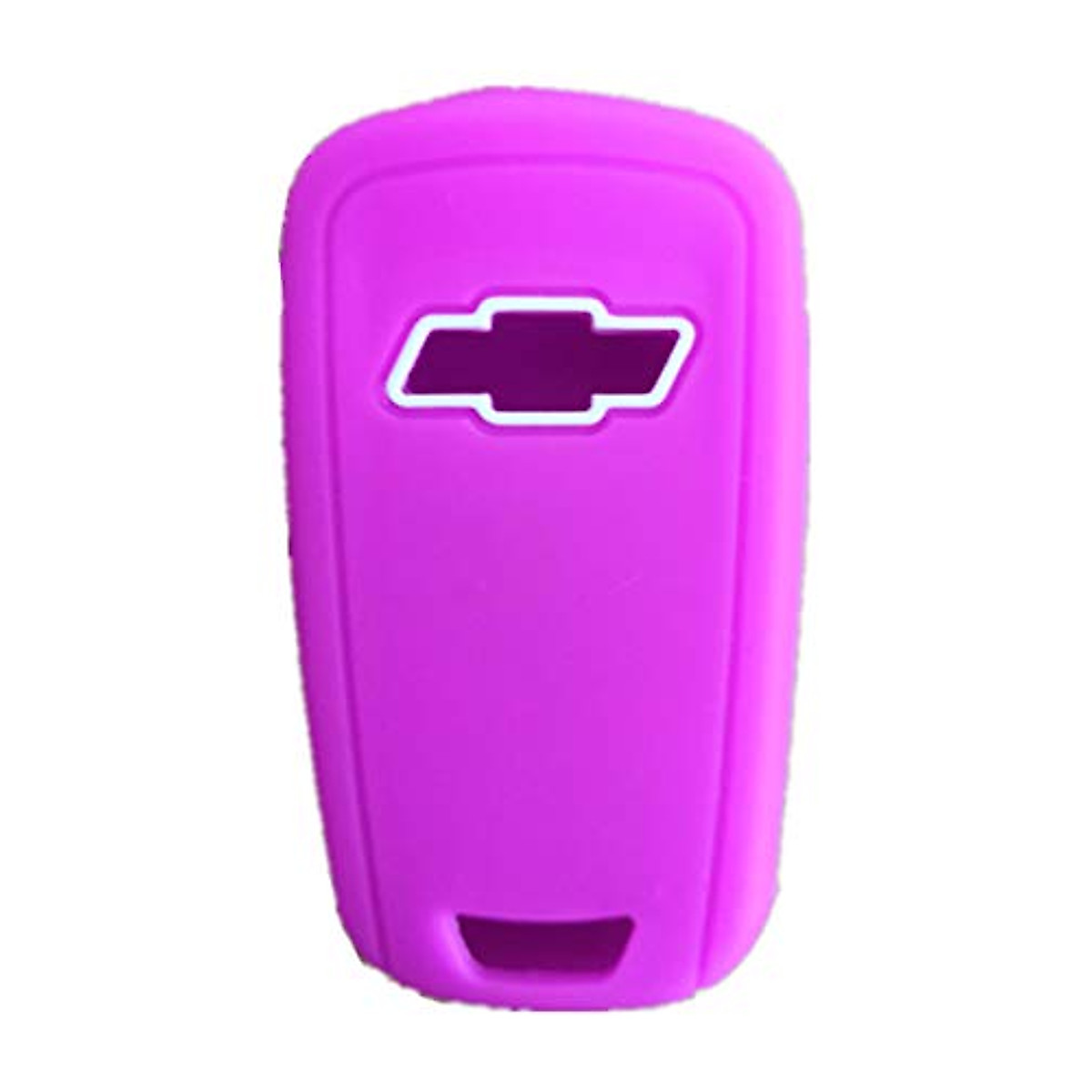 KAWIHEN Silicone Key Fob Cover Compatible with Chevrolet Chevy Cruze Equinox Impala Malibu Sonic Spark Volt Camaro 4 Buttons Key Fob Case Cover OHT01060512 KR55WK50073