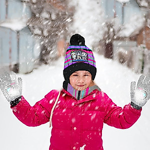 L.O.L Surprise! Girls and Toddler Winter Hat and Glove Set, Kids Winter Hat with Scarf and Toddler Hat and Glove Set