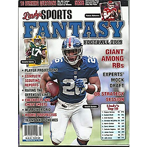 LINDY'S SPORT FANTASY FOOTBALL, 2019 VOLUME, 19 GIANT AMONG RBS