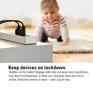 Eve Energy Strip - Apple HomeKit Smart Home Triple Outlet & Power Meter with Built-in Schedules & Switches