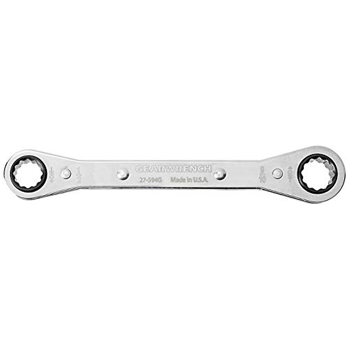GEARWRENCH Laminated Double Box Ratcheting Wrench 1/2" x 9/16", 12 Point - 27-594G