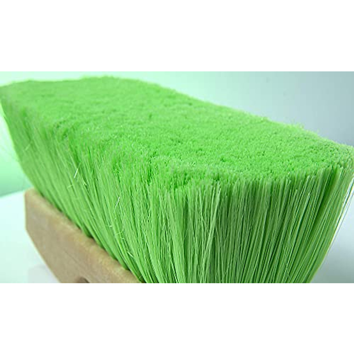 GUTTER MASTER Guttermaster GM-214NP-8 Green 8 Inch Oblong Very Soft Flow Through Brush for Vehicles and Boats