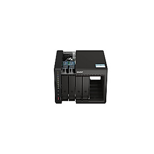 QNAP TS-453E-8G-US 4 Bay High-Performance Desktop NAS with Intel Celeron Quad-core Processor, 8 GB DDR4 RAM and Dual 2.5GbE (2.5G/1G/100M) Network Connectivity (Diskless)