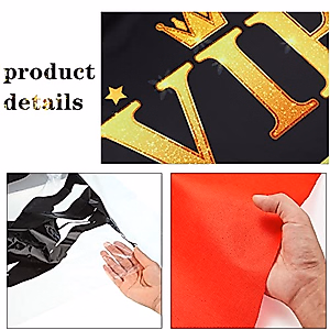 6.5 x 5 ft VIP Photography Backdrop Red Carpet Backdrop Film Movie Banner Paparazzi Props Party Accessory and Runner Red Carpet Runner 2.6 x 15 ft with Carpet Tape for Theme Party Decorations