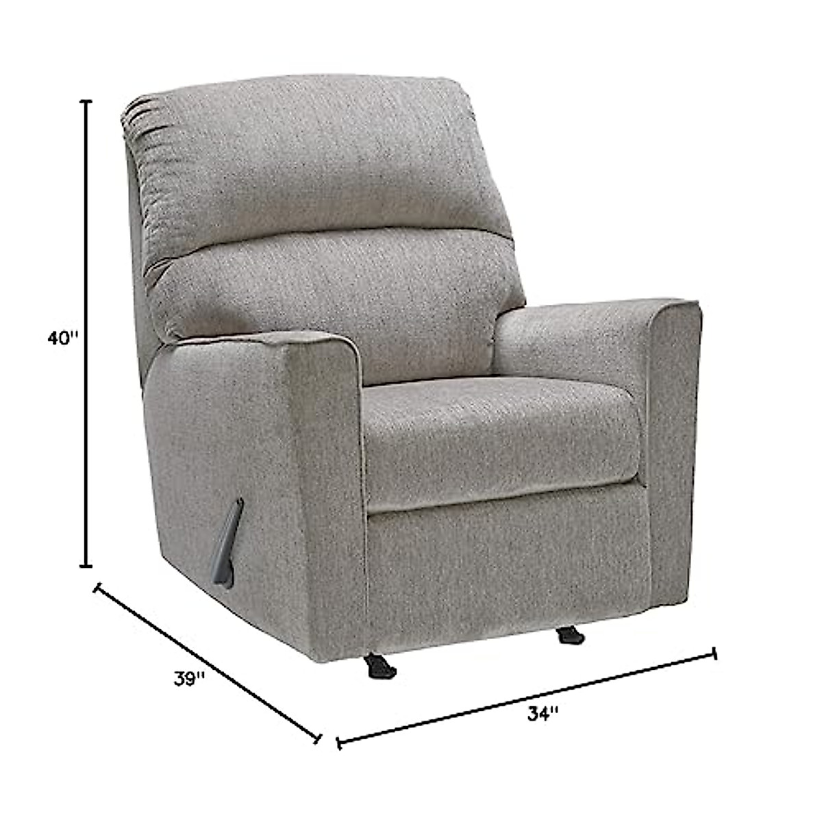 Signature Design by Ashley Altari Rocker Recliner, Gray