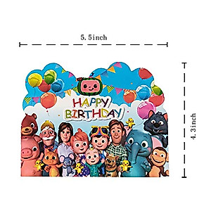 Dicite GOINAOZ 20 pcs cocomel Invitation Cards, cocomel Themed Party Supplies, Birthday Party Supplies.