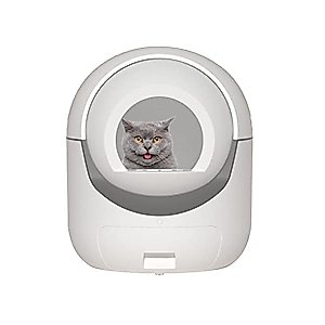 Self- Cleaning Cat Litter Box,Large Automatic Cat Litter Box for Multiple Cats,Suitable for All Kinds of Cat Litter, Odor Removal , App Control, Smart Health Monitor,Support 5g&2.4g WiFi