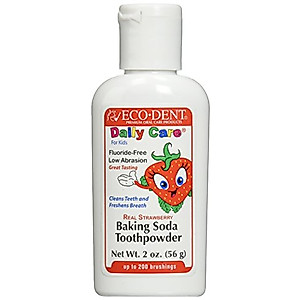 Eco-Dent Toothpowder for Kids, Strawberry 2 oz