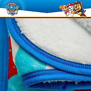 Franco Paw Patrol Kids Bedding Soft Plush Sherpa Blanket Throw, 50 in x 60 in, (Officially Licensed Product)