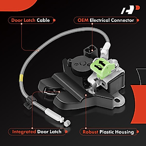 A-Premium Rear Door Lock Latch Actuator Compatible with 2016 2017 2018 2019 2020 Trunk Latch Lid Lock Actuator, L4 1.6L/L4 2.0L/L4 2.4L, Sedan, Trunk Lock Actuator, Replace# 81230-D4000, 81230D4000
