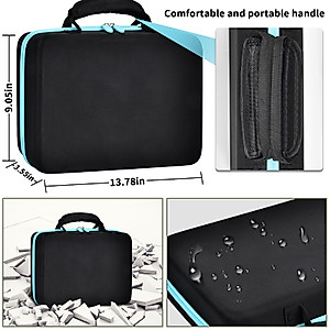 Knife Display Case for 45+ Pocket Knives, for Butterfly Knife Storage Bag, Folding Knives Organizer Holder Box, Knives Collection Protector for Survival, Tactical, Outdoor, Kitchen, EDC Mini Knife