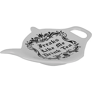 The Vault Kitchen Decorative Freaks Like Me Tea Spoon Rest Holder