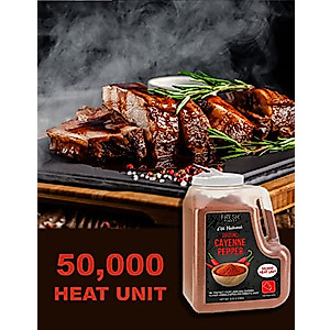 Cayenne Pepper Powder Bulk 5 LB All Natural Red Pepper Spice 50,000 SHU Heat, Commercial and Home Cooking