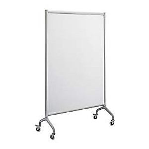 Safco Products 2017WBS Rumba Screen Whiteboard, 42" x 66", Gray