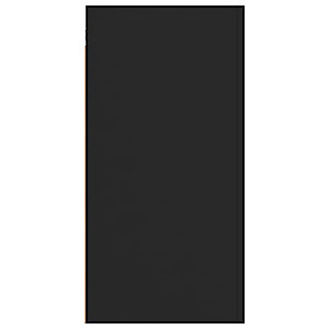 WIFESE Wall Cabinet 2 pcs 12"x11.8"x23.6" Laundry Room Storage Cabinets Tv Wall Shelf Floating Table for Wall Small Wall Cabinets for Storage with Doors Floating Desk for Wall Black