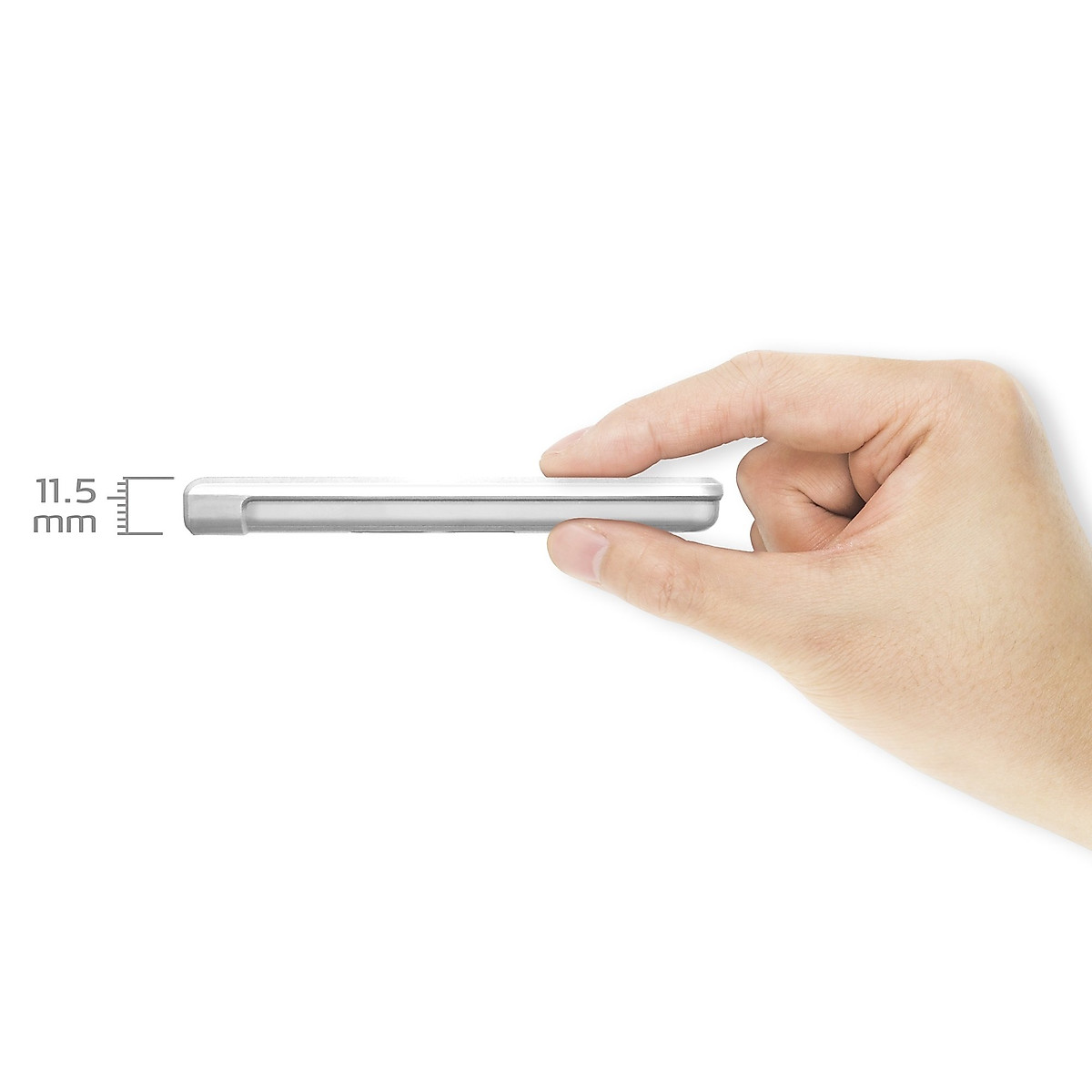 ADATA TECHNOLOGY ADATA 2TB HV620S Slim External Hard Drive 2.5" USB 3.1 11.5mm Thick White