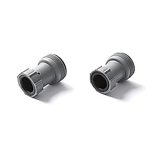 Bestway Flowclear Above Ground Filter Pump Pool Hose Adapter | Hose Diameter Measures 1.5" (38mm) and Connects to 1.25" (32mm) Diameter Pool Valves