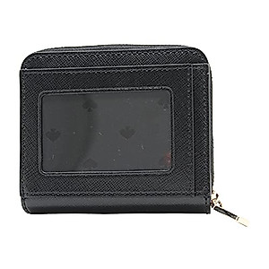 Kate Spade New York Small Zip Around Leather Wallet Black