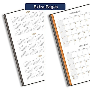 Planning Notebook by AT-A-GLANCE, Undated, 5-1/2" x 9", Small, Plan. Write. Remember, with Reference Calendars, Gray (70621030)