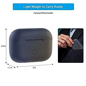 Compatible for AirPods Pro Charging Case Replacement, Wireless AirPods Pro Charger Case with Bluetooth Pairing Sync Button,660 mAh Built-in Large Battery