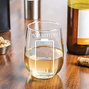 Vine Country Funny Wine Glass Gift for Moms, Women - 20oz Capacity